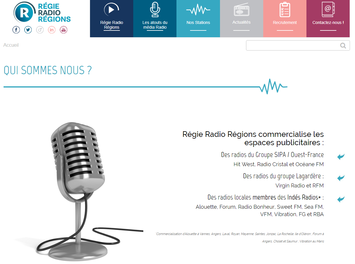 Régie Radio Régions - Régie Radio Régions